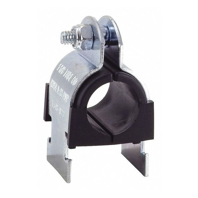 Zsi Cushion Clamp Strut Mount,Pipe Size 4 In 072N080 - SIM Supply