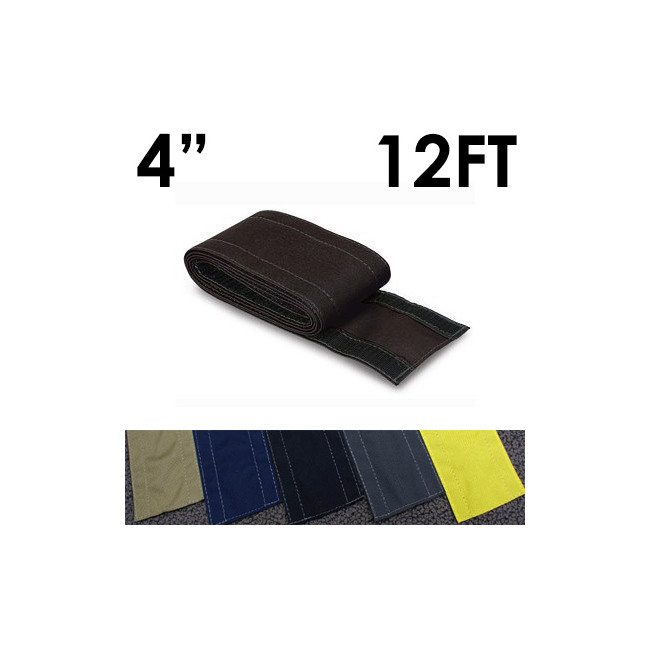 Carpet Cable Cover, 12 ft L, 4 in W, 1 Channel, Nylon, Black CC-SC-4-12 ...