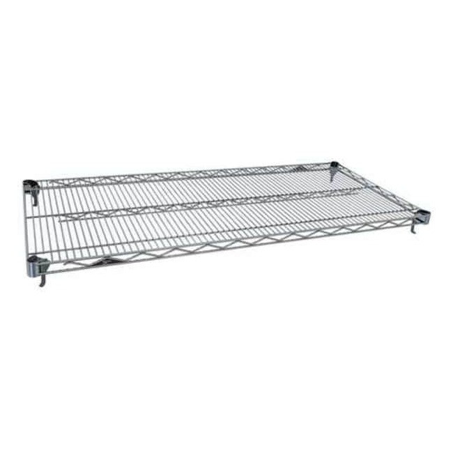 Metro Adjustable Wire Shelf, 24"D x 60"W, Chrome,PK5 A2460NC-5 - SIM Supply