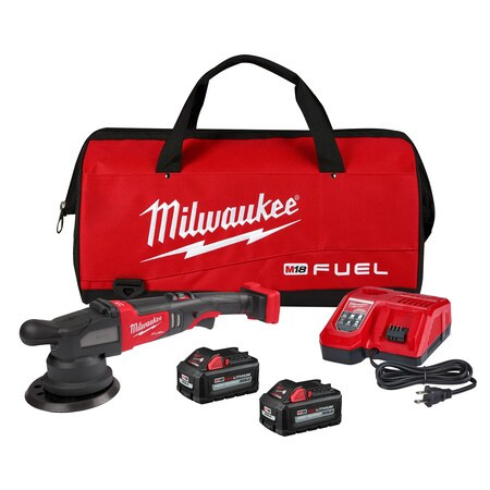 Milwaukee Tool M18 FUEL 21mm Random Orbital Polisher Kit 2685-22HD ...