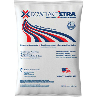 DOWFLAKE Xtra 44 Lb. Calcium Chloride Ice Melt Flakes 1711610 718431 ...