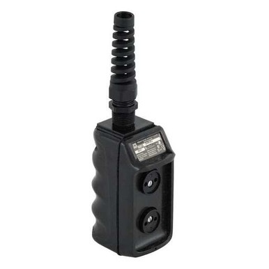 Square D Pendant Push Button Station,2NO,Black 9001BW92B - SIM Supply