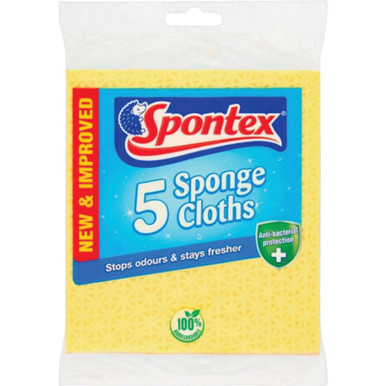 Spontex Sponge Cloth (5-Count) 2159134 683621 - SIM Supply
