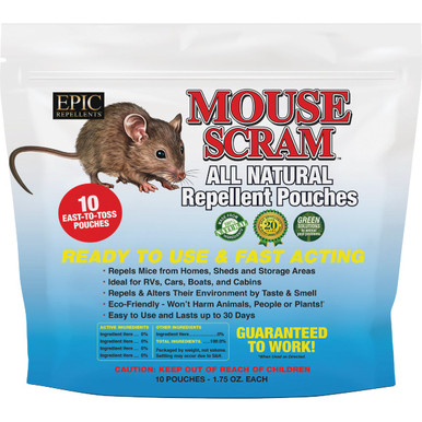 Mouse Scram 1.75 Oz. Mouse Repellent (10-Pack) 3003 737016 - SIM Supply