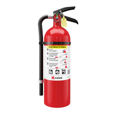 Kidde Pro Line 5 lb ABC Fire Extinguisher w- Metal Vehicle Bracket ...
