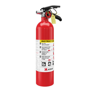 Kidde Pro Line 2.5 lb ABC Fire Extinguisher w- Metal Vehicle Bracket ...