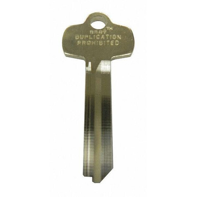 Best Key Blank, Type G,Brass 1A1G1KS208KS800NKW - SIM Supply
