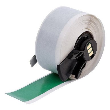 Brady Label,1 in W,Outdoor,Green M6C-1000-439-GR - SIM Supply
