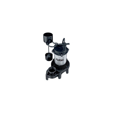 Flotec Submersible Thermoplastic Sump Pump 1-3 HP Vertical Switch ...