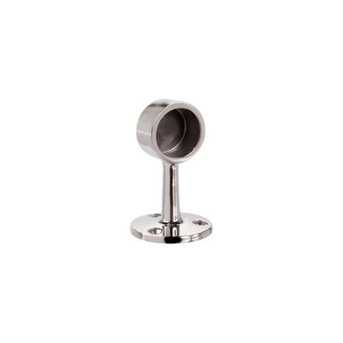 Lavi Industries Flush End Post for 1"" Tubing Polished Stainless Steel ...