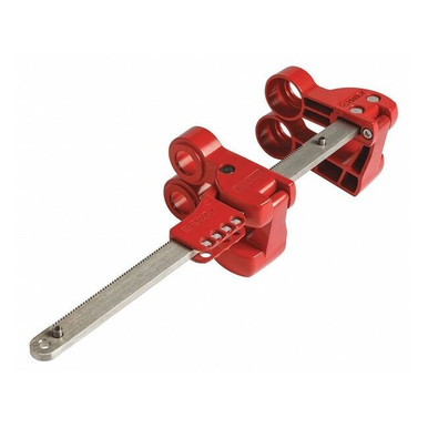 Brady Blind Flange Lockout Device,Red 149228 - SIM Supply