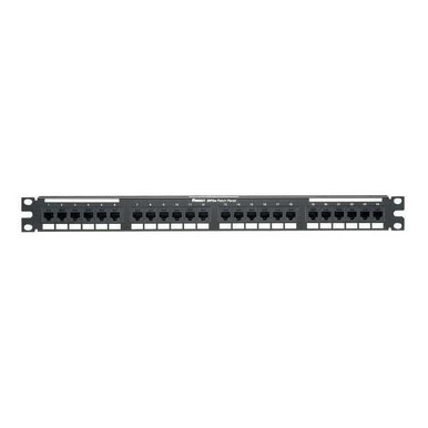 Panduit Patch Panel,Cat 6,Rack Mt,24 Port DP24688TGY - SIM Supply