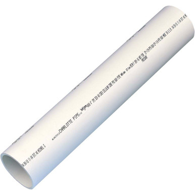 Charlotte Pipe 4 In. x 2 Ft. Schedule 40 PVC-DWV Cellular Core Pipe PVC ...