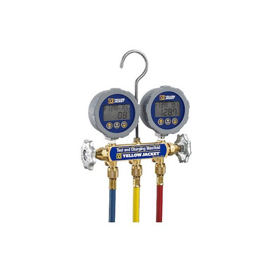 Yellow Jacket Manifold Gauge Set,5 ft L,3 1-8 in Gauge 46062 - SIM Supply