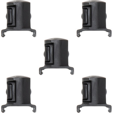 3-4” Twist Lock Socket Clips - 5 pack - Black 8443 MED-ERN-8443 - SIM ...
