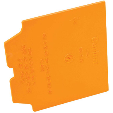 Carlon 2-Gang PVC Low-Voltage Divider Plate SCDIVS 543814 - SIM Supply