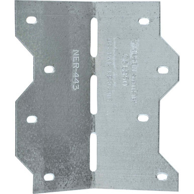 Simpson Strong-Tie Galvanized Steel 4-7-8 In. 18 ga Adjustable Framing ...