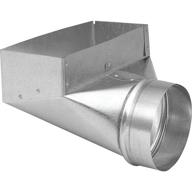 Imperial 30 Ga. 4 In. x 12 In. x 6 In. 90 Degree Angle Register Boot ...