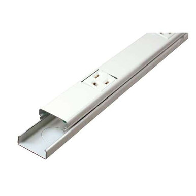 Legrand Prewired Raceway,12 Outlets,Aluminum V20GB606 - SIM Supply