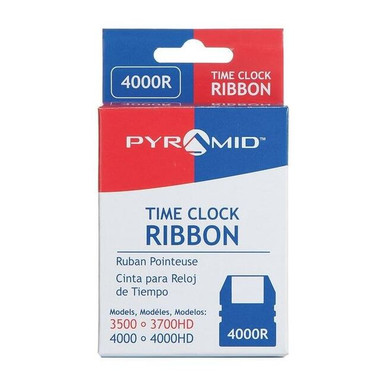 Pyramid Time Clock Ribbon,Black Ink Color 4000R - SIM Supply