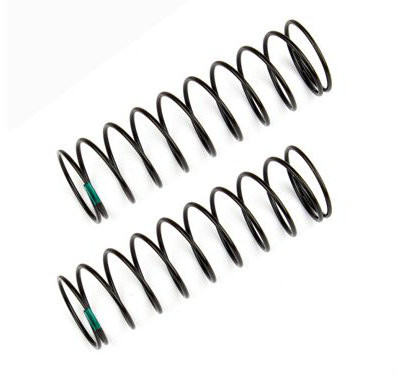 Team Associated 12mm Rear Shock Spring (2) (Green/1.80lbs) (61mm Long ...