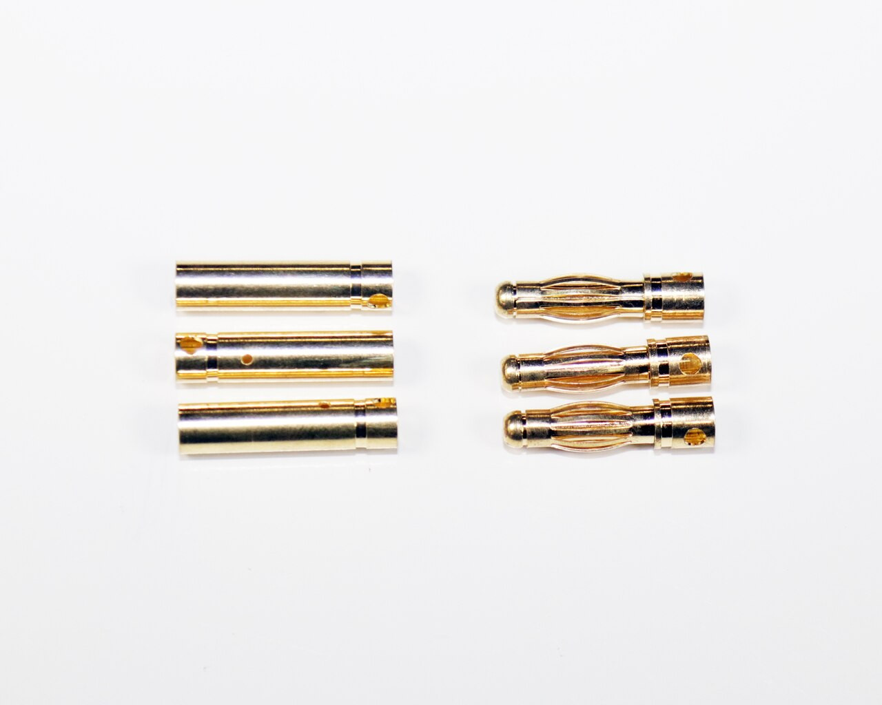 Assault RC High Current 4mm Gold Plated Bullet Connectors (2 Male/2 ...