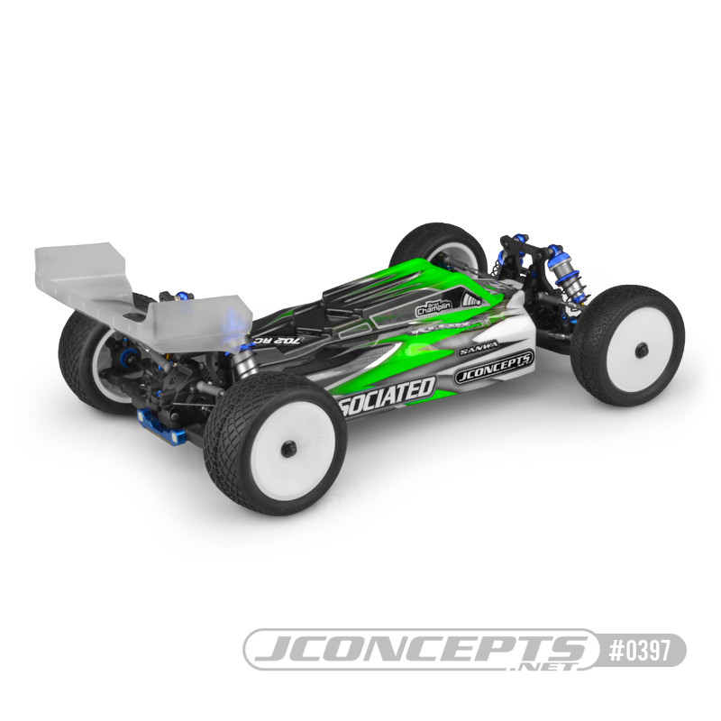 JConcepts RC10 B74 "F2" Body w/S-Type Wing (Clear) - BeachRC.com