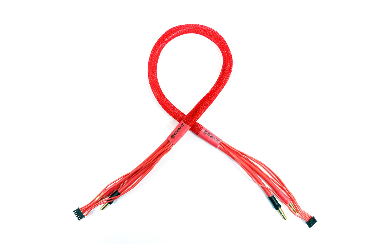Assault RC 24" Power Leads with High Current 4/5mm Step Bullets, 4s ...