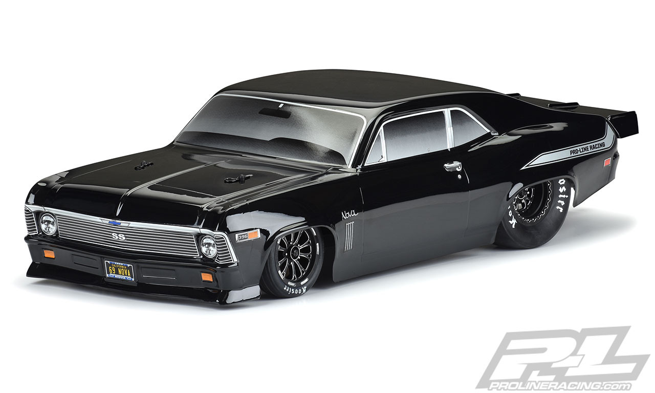 Pro-Line 1969 Chevrolet Nova Tough-Color Short Course Drag Car Body ...