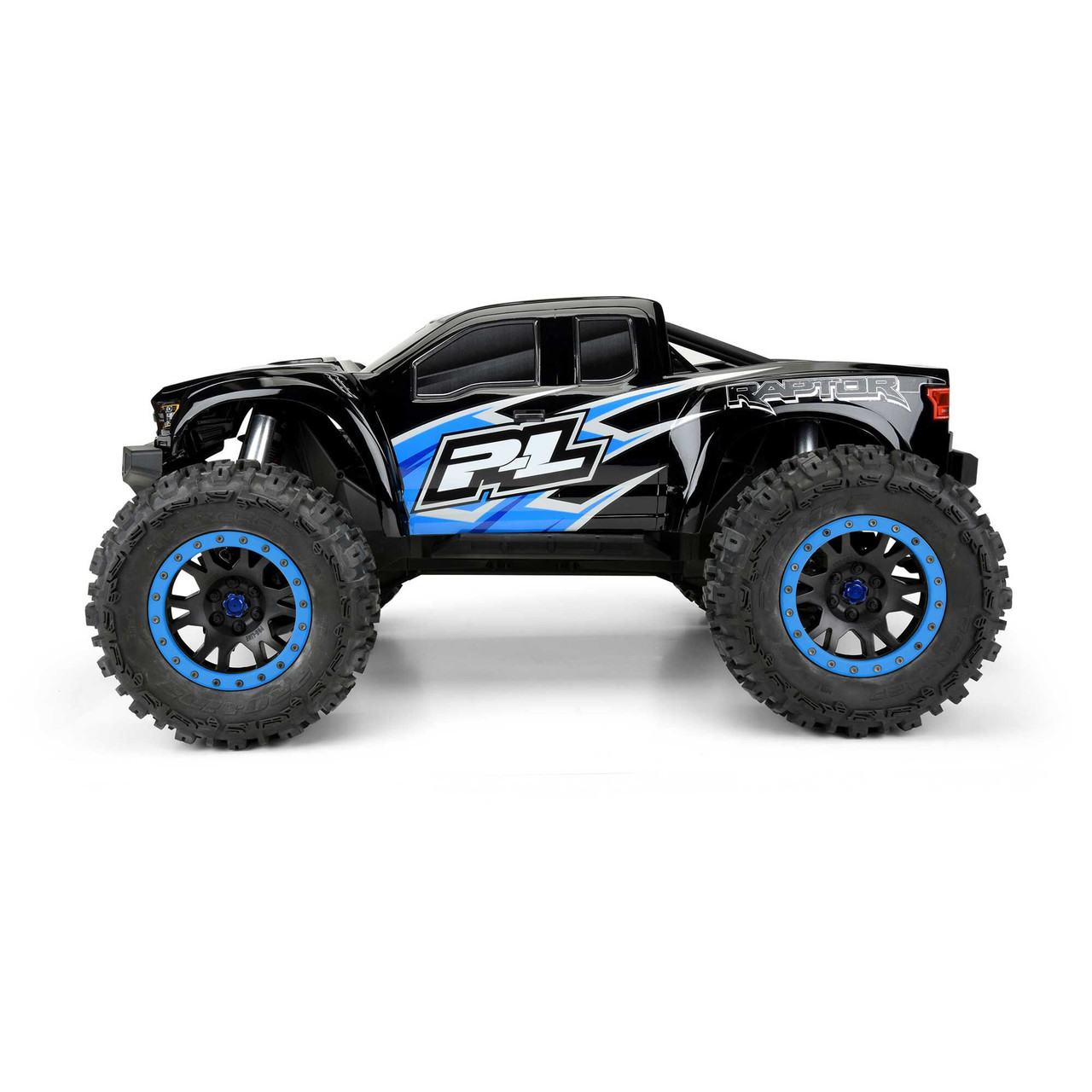 Pro-Line Pre-Cut 2017 Ford Raptor Black Body for XMAXX - BeachRC.com