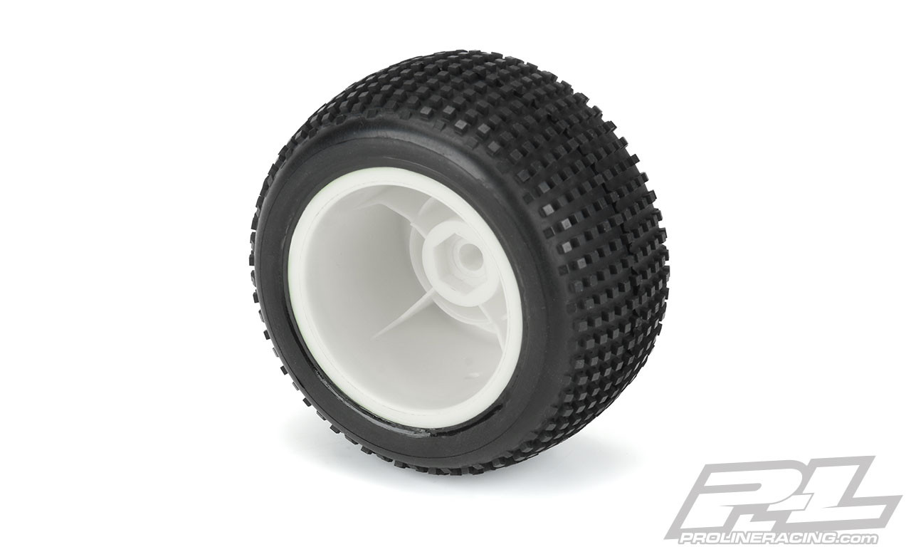 PROLINE Hole Shot Off-Road Mini-T 2.0 Tires Mounted (White) (PRO1017713 ...