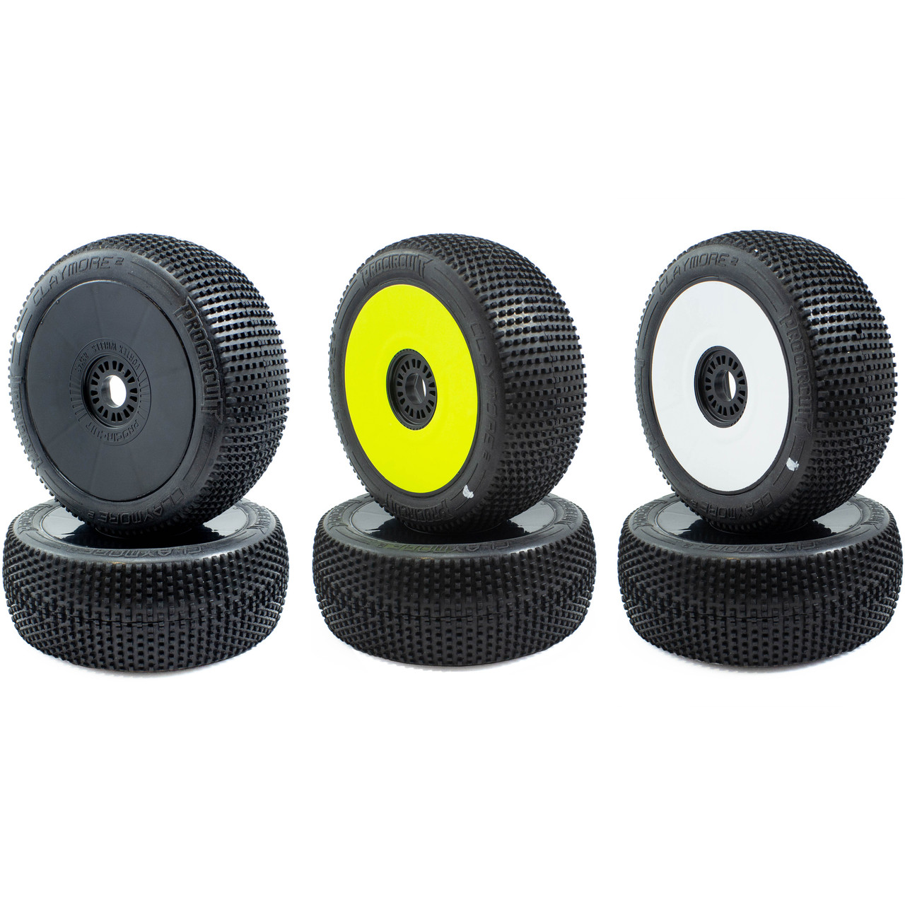 Procircuit Addictive V2 Buggy Tires C2 Soft Pre Mounted Black 2
