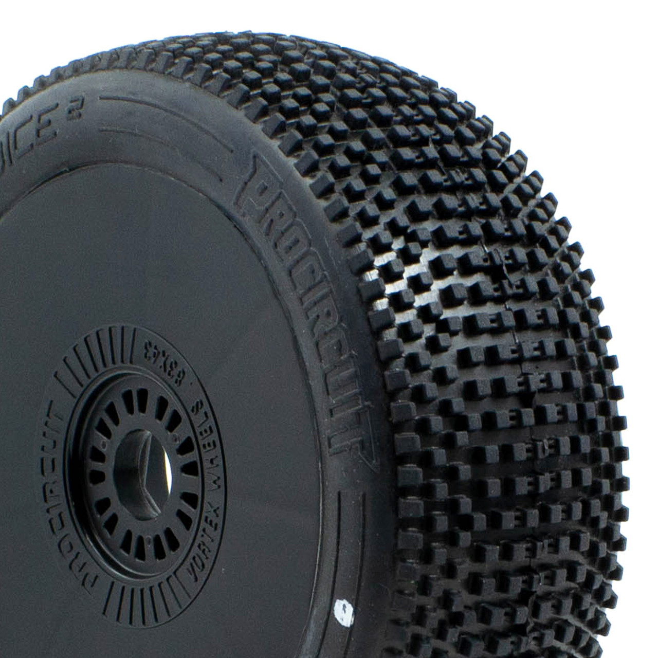 ProCircuit Hot Dice V2 Buggy Tires (C3) Medium- Pre-Mounted (Black) (2 ...
