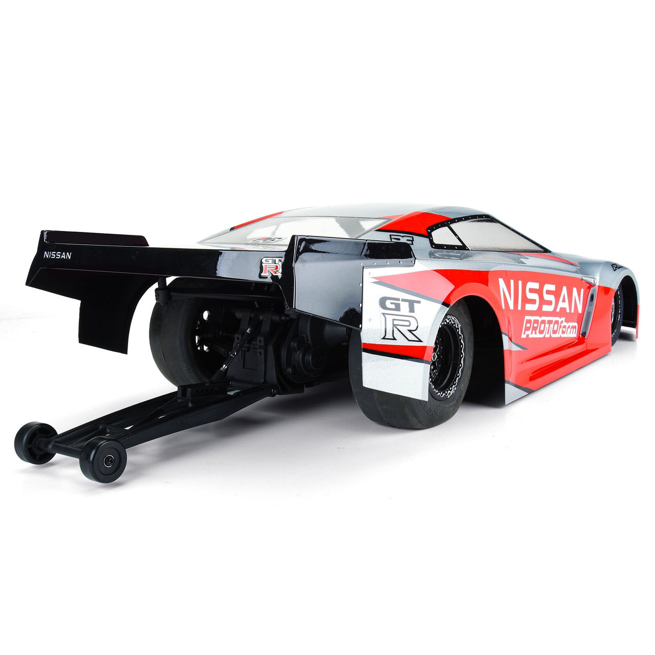 Protoform 1/10 Nissan GT-R R35 Clear Body: Losi 22S Drag Car (PRM158500 ...