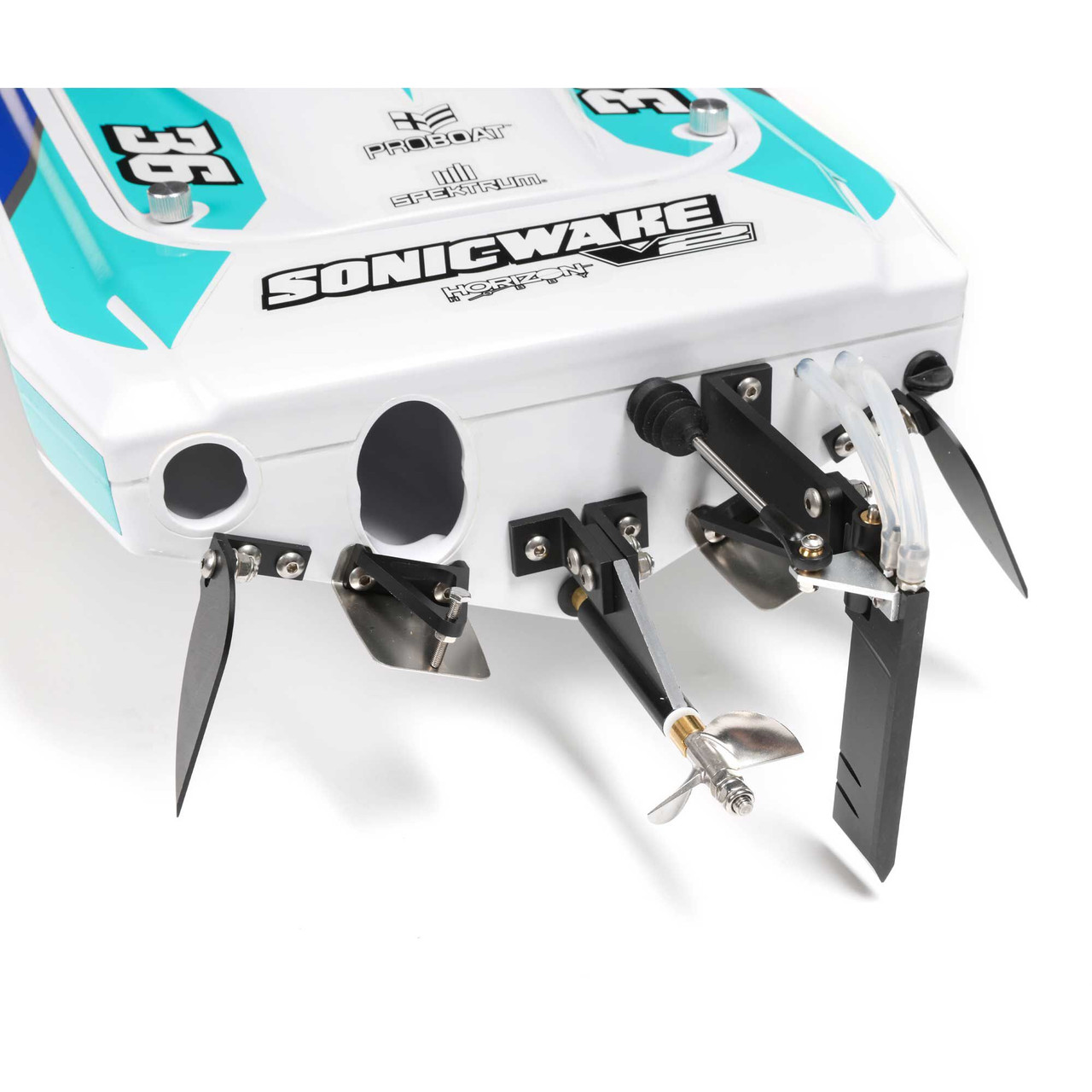 Pro Boat Sonicwake V2 36" Self-Righting Brushless Deep-V RTR (White ...
