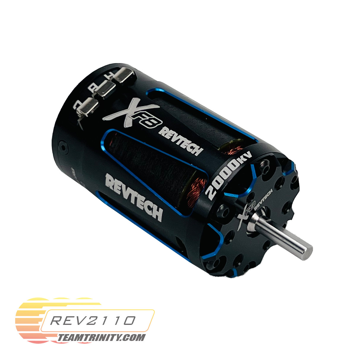 Revtech XF8 2000KV 1/8 Buggy Motor - BeachRC.com
