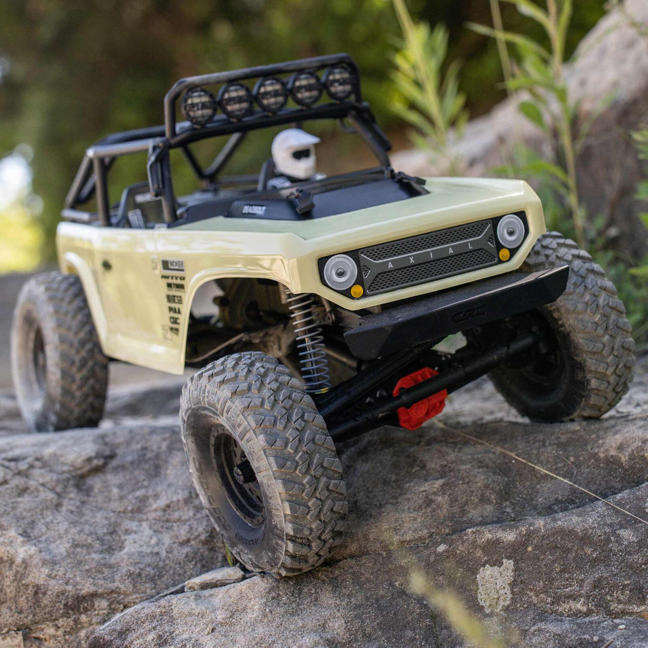Axial 1/10 SCX10 II Deadbolt 4WD Brushed RTR, Tan - BeachRC.com