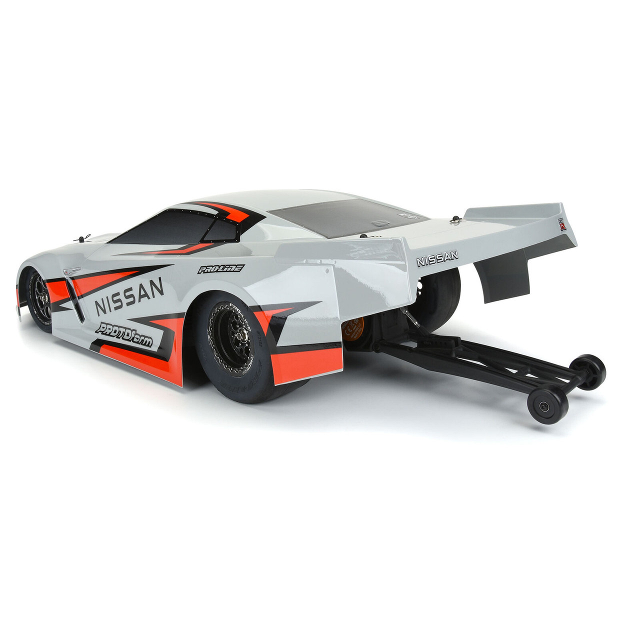 Protoform 1/10 Nissan GT-R R35 Pro Mod Tough-Color Gray Body: Drag Car ...