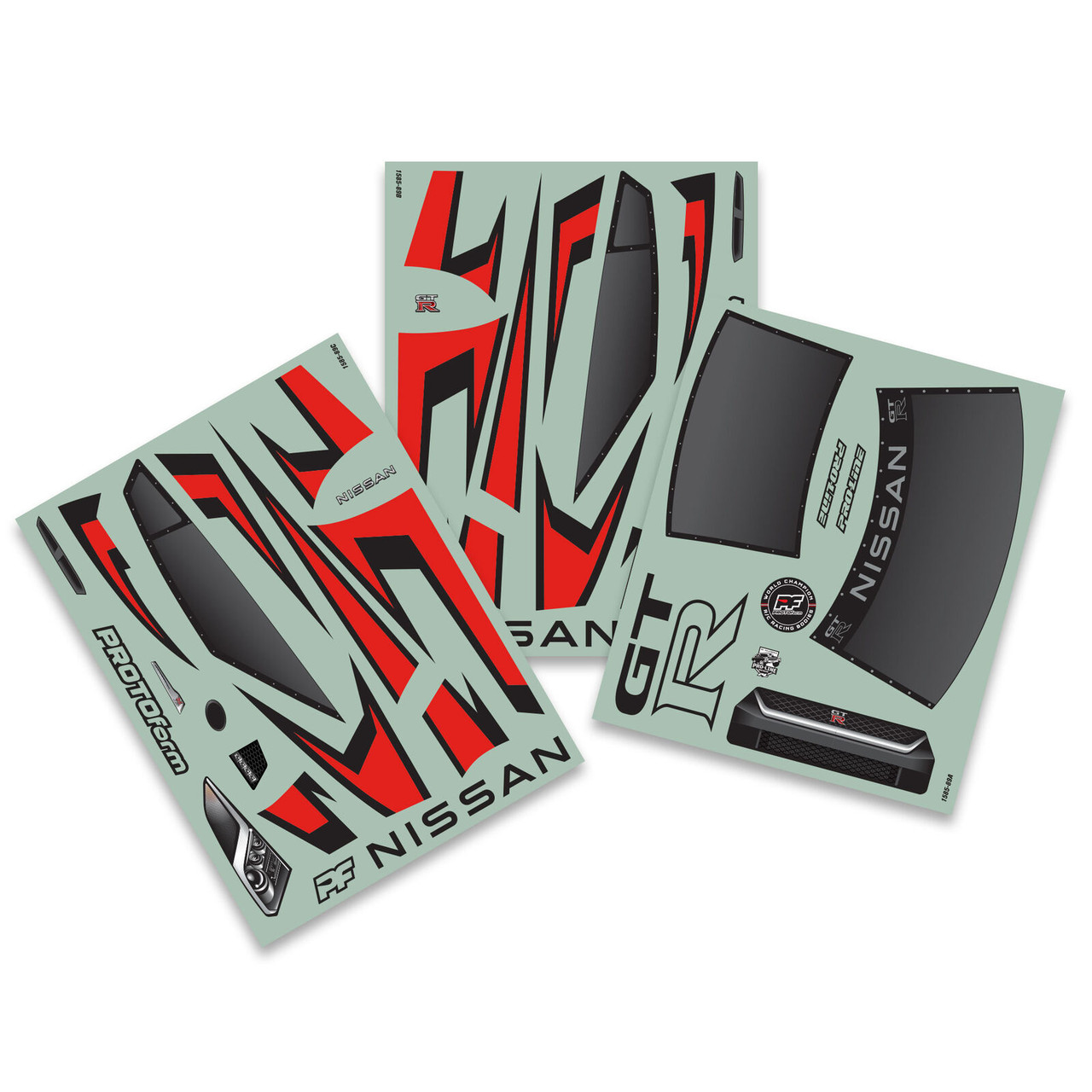 Protoform 1/10 Nissan GT-R R35 Pro Mod Tough-Color Gray Body: Drag Car ...