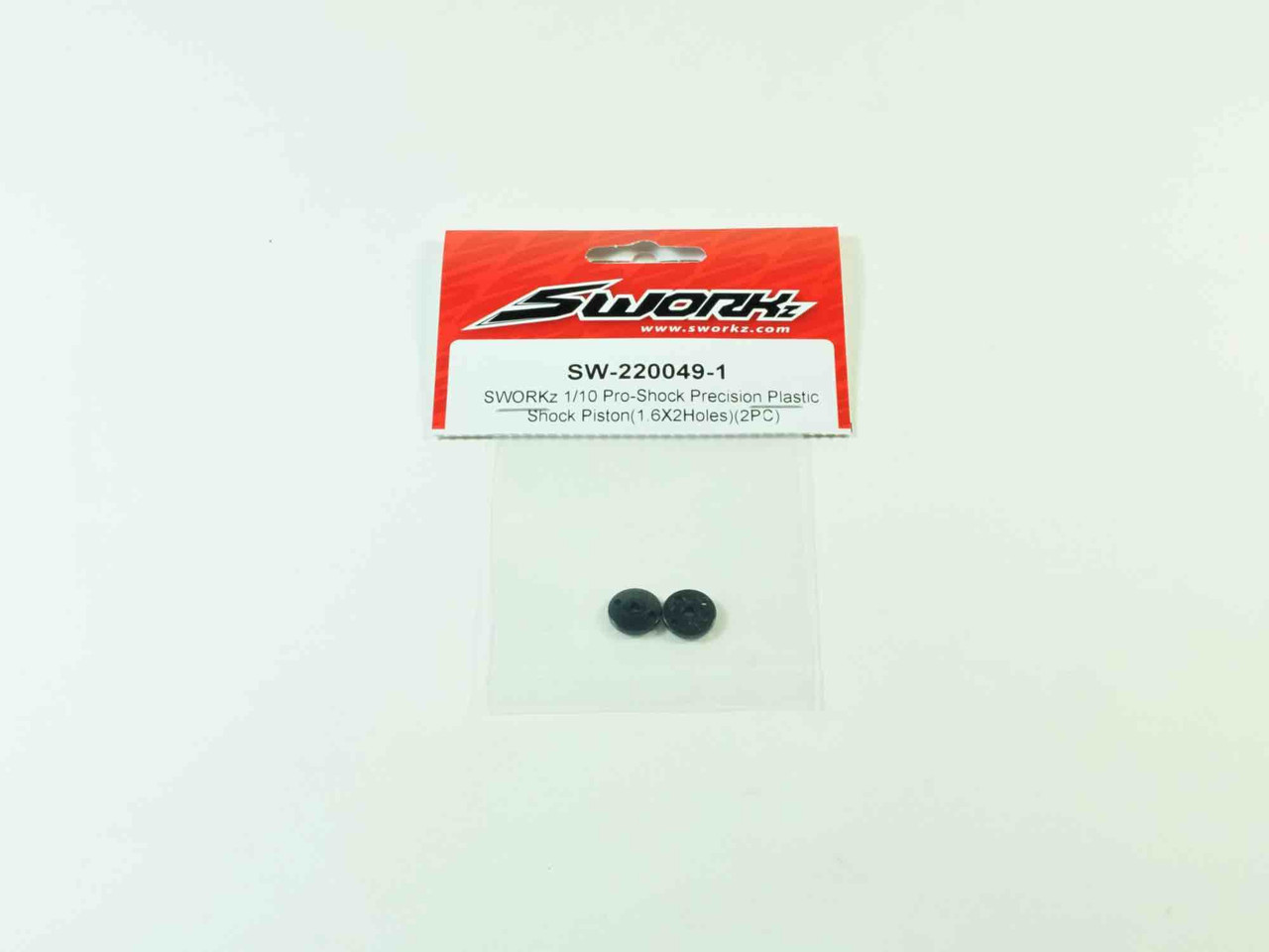 SWORKz 1/10 Pro-Shock Precision Plastic Shock Piston(1.6X2Holes)(2PC ...
