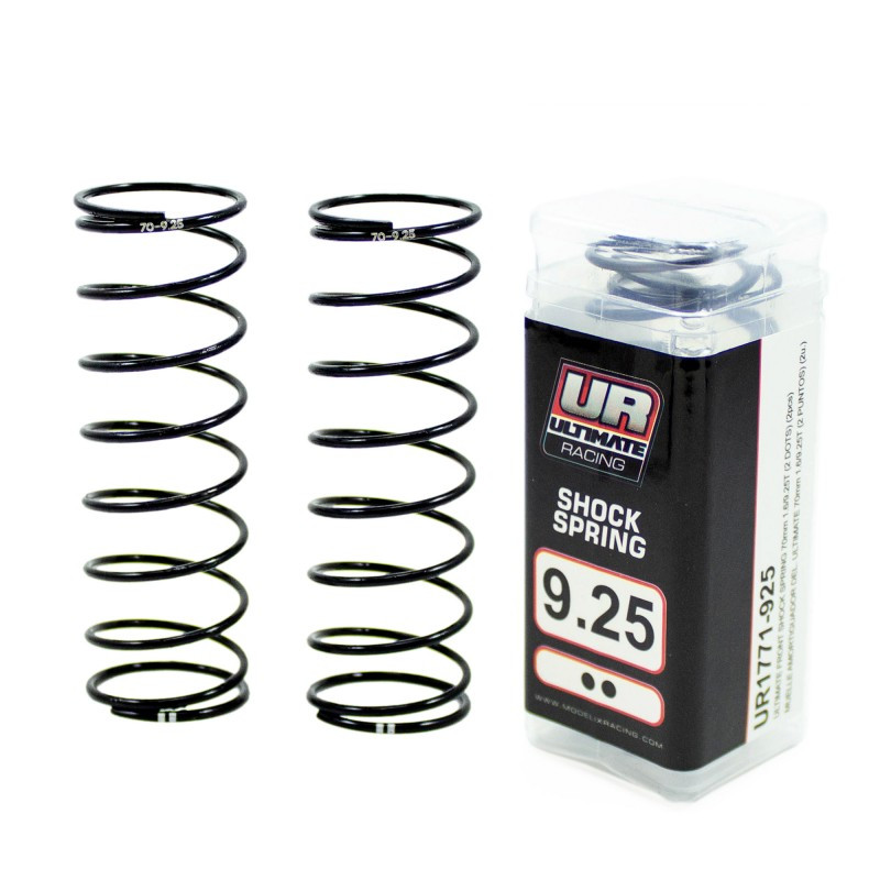 Ultimate Racing Front Shock Springs (70MM 1.6/9.25T) (2 DOTS) (2PCS ...