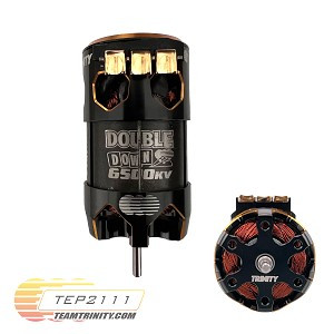Trinity Double Down 6500 KV 4 Pole Sensored Drag Motor - BeachRC.com