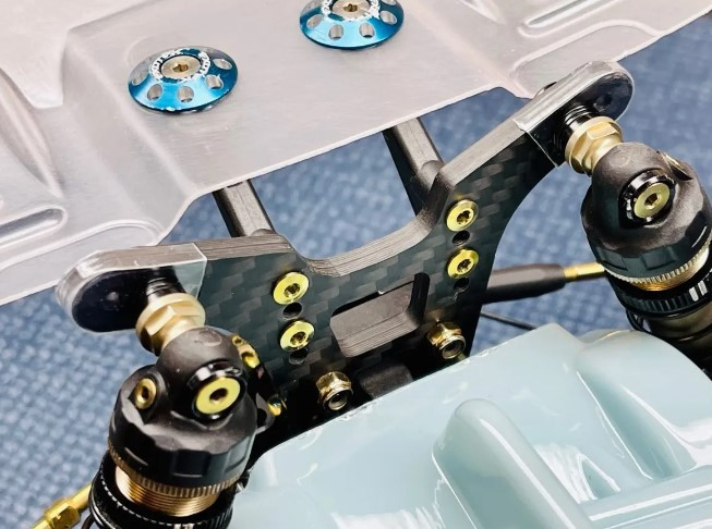 Klinik RC Sworkz S12-2C Carpet Shock Tower Protector Set (F+R ...