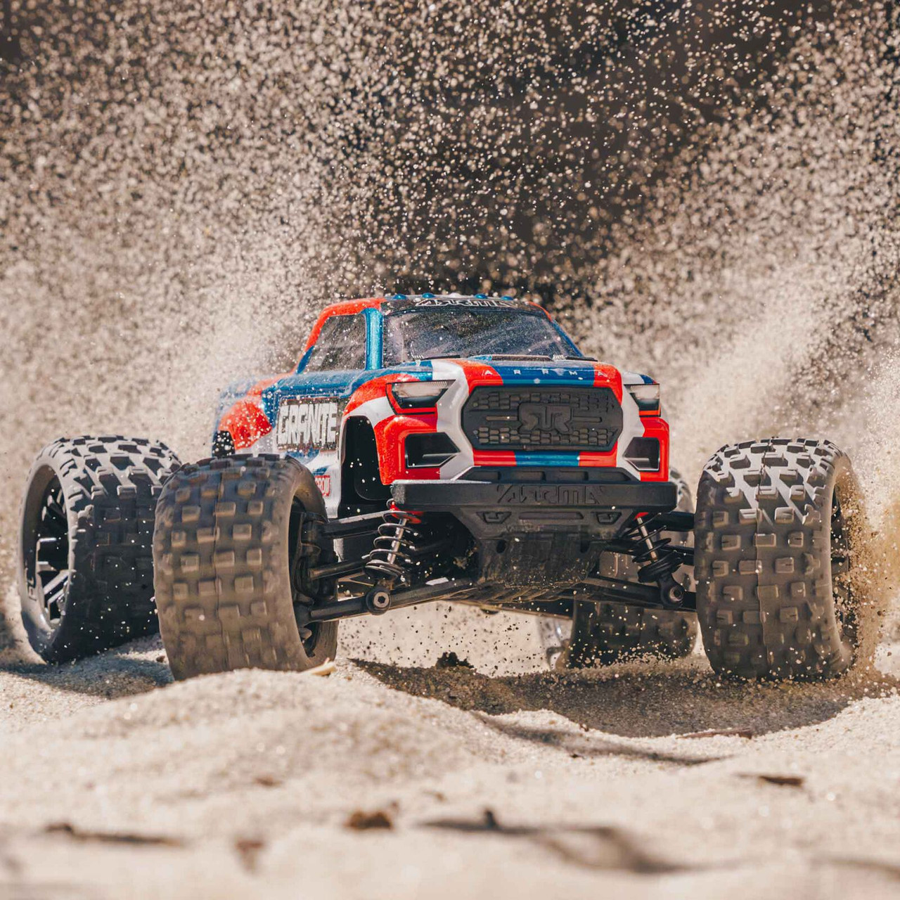 Arrma 1/18 GRANITE GROM MEGA 380 Brushed 4X4 Monster Truck RTR with ...