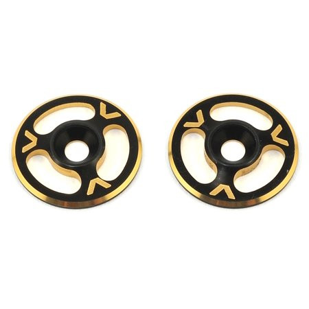 Triad Wing Buttons | Dual Black / Gold - BeachRC.com