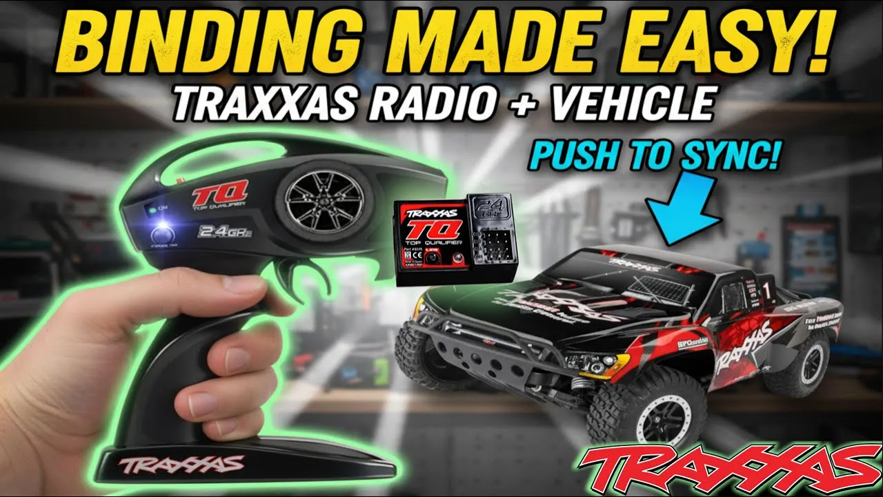 How to Bind a Traxxas TQ and TQi Radio Made Easy - BeachRC.com