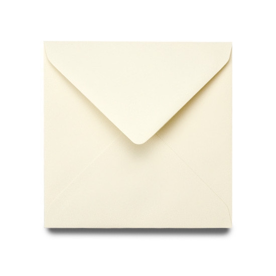 Large Square Ivory Linen Card Blanks | The Paperbox