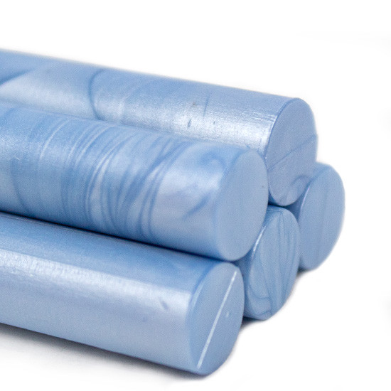 Soft Blue Pearl Sealing Wax Sticks | The Paperbox