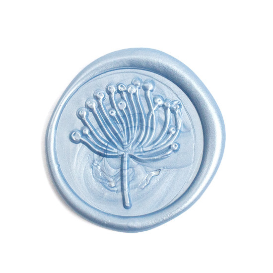Soft Blue Pearl Sealing Wax Sticks | The Paperbox