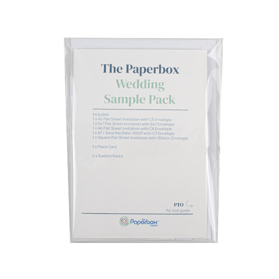 Sample DIY Wedding Invite Pack | The Paperbox